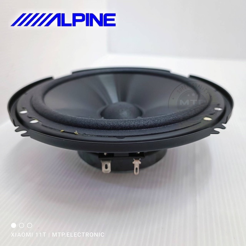 ALPINE SPJ-161CS ลำโพงแยกชิ้น 2 ทาง ลำโพง 6 และทวิตเตอร์แหลมโดม เสียงใส ...