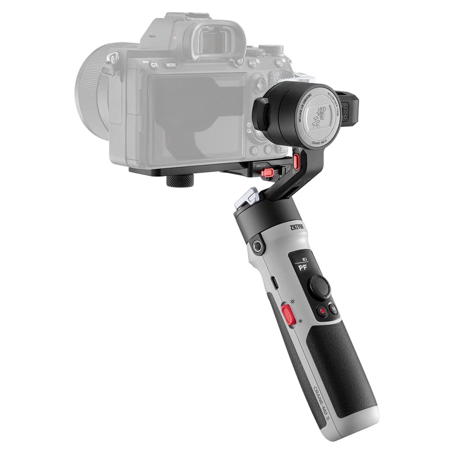 ใหม่ล่าสุด Zhiyun Crane M2 S กิมบอลกันสั่น 3 แกน น้ําหนักเบา สําหรับ ...