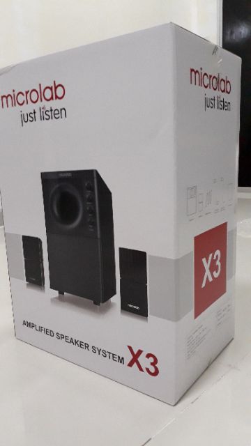 MICROLAB X3 2.1 SPEAKER (ริมแดง) - computer.dd - ThaiPick
