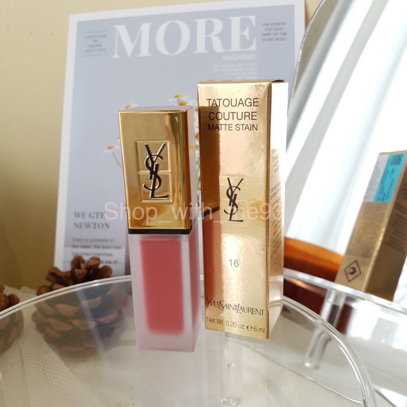 พร้อมส่ง ysl lip stain. No'16 | Shopee Thailand