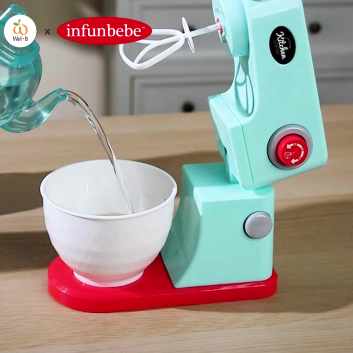 Wel-B x Infunbebe 1ST STAND MIXER (เครื่องผสมอาหารของเล่นเด็ก) - ของ ...