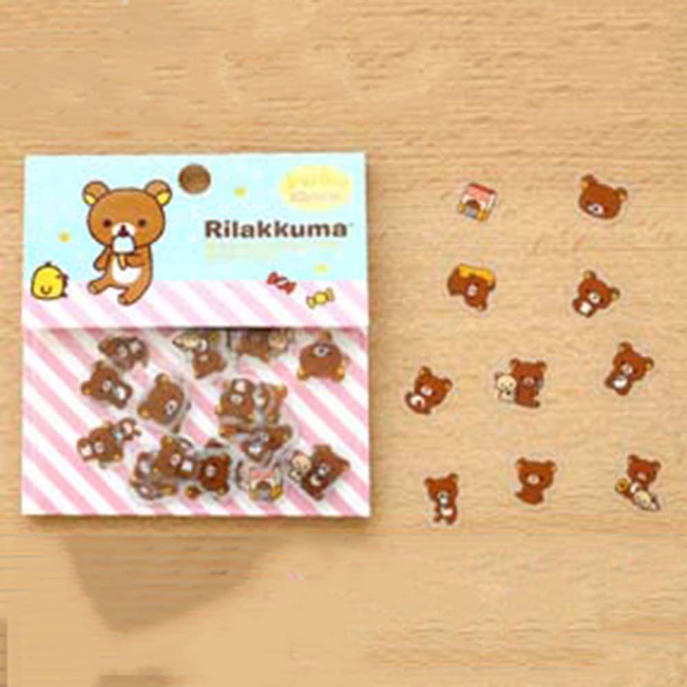 KENTON Cute Rilakkuma Stickers Album Cartoon Stickers Bear Stickers ...