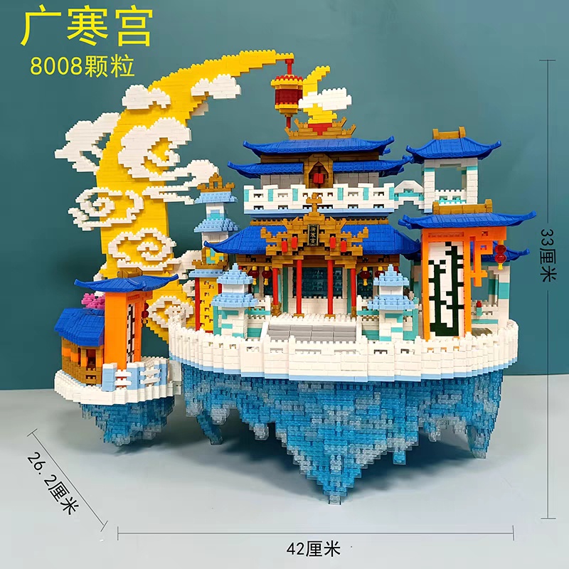 Lego Chinese Building Building New Chinese Style Streetscape K18002