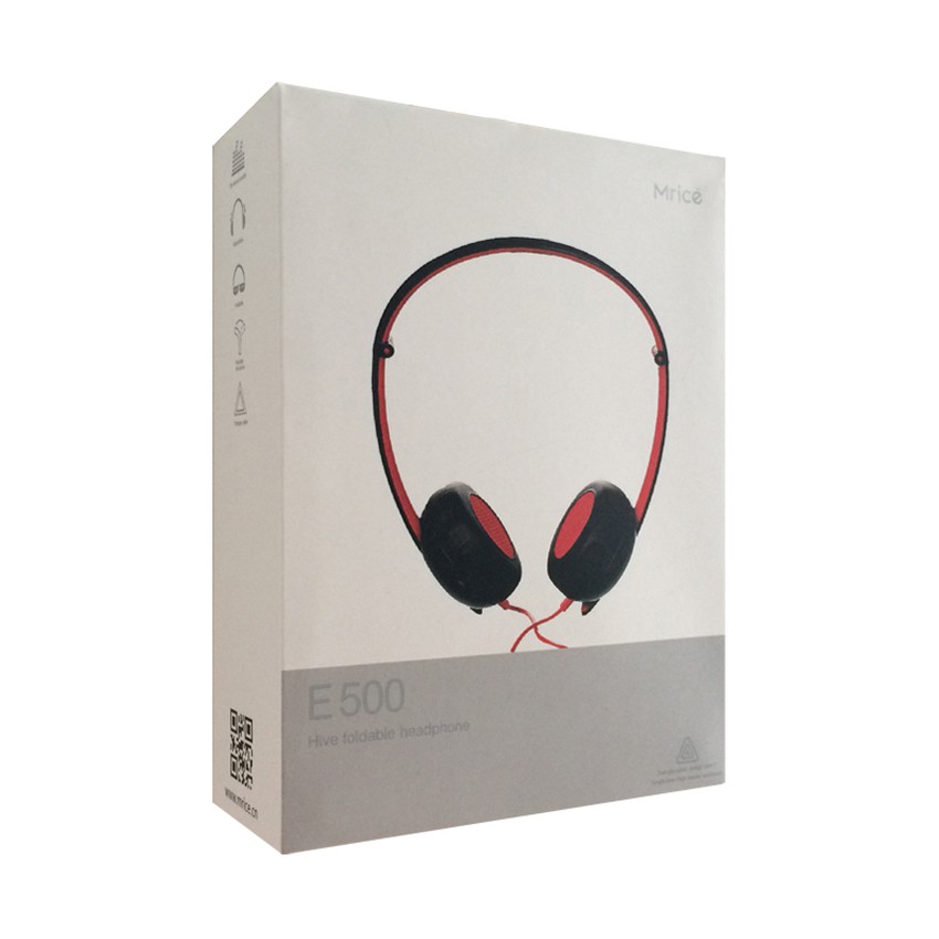 Mrice E500 หูฟังเบสหนักแน่น เสียงไพเราะ (สีดำ) - holysai_official ...