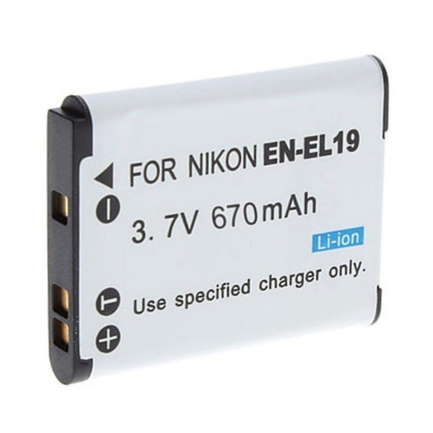 For Nikon แบตเตอรี่กล้อง รุ่น EN-EL19 Replacement Battery for Nikon - apple.nen106 - ThaiPick