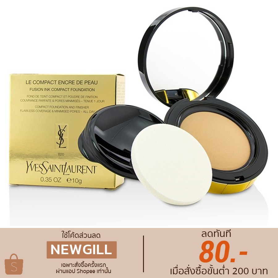 YVES SAINT LAURENT Fusion Ink Compact Foundation #B10 - girlbeautymall ...