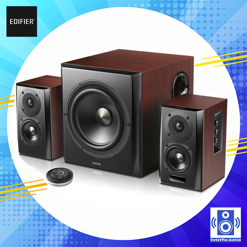 ลำโพง Edifier S350DB 2.1 Bluetooth Speaker Brown รับประกันศูนย์ไทย 2 ปีเต็ม | Shopee Thailand