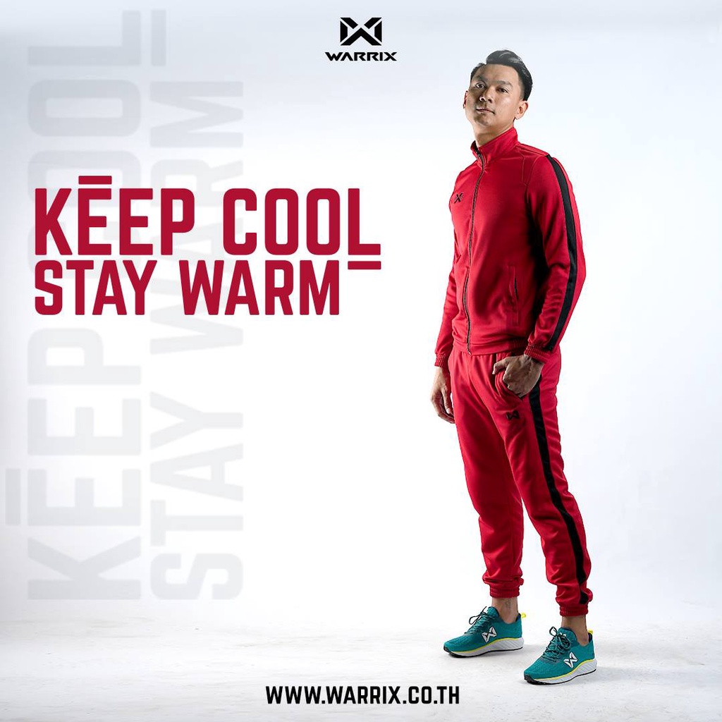 WARRIX เสื้อวอร์มแขนยาว WA-1718 - warrix.official - ThaiPick