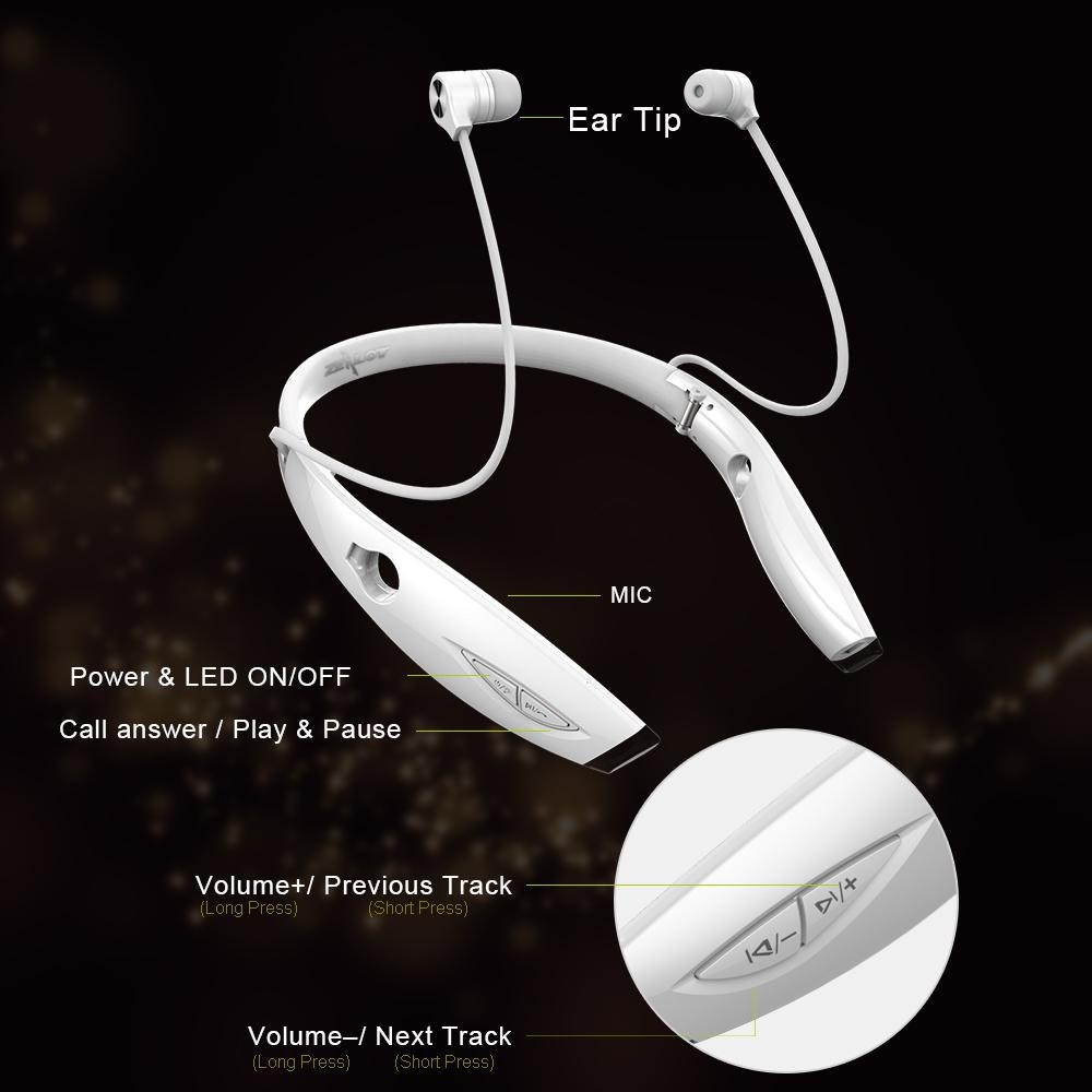 ★Zealot H1 Bluetooth Headphones wireless Sports Earphone Eeabuds Stereo ...