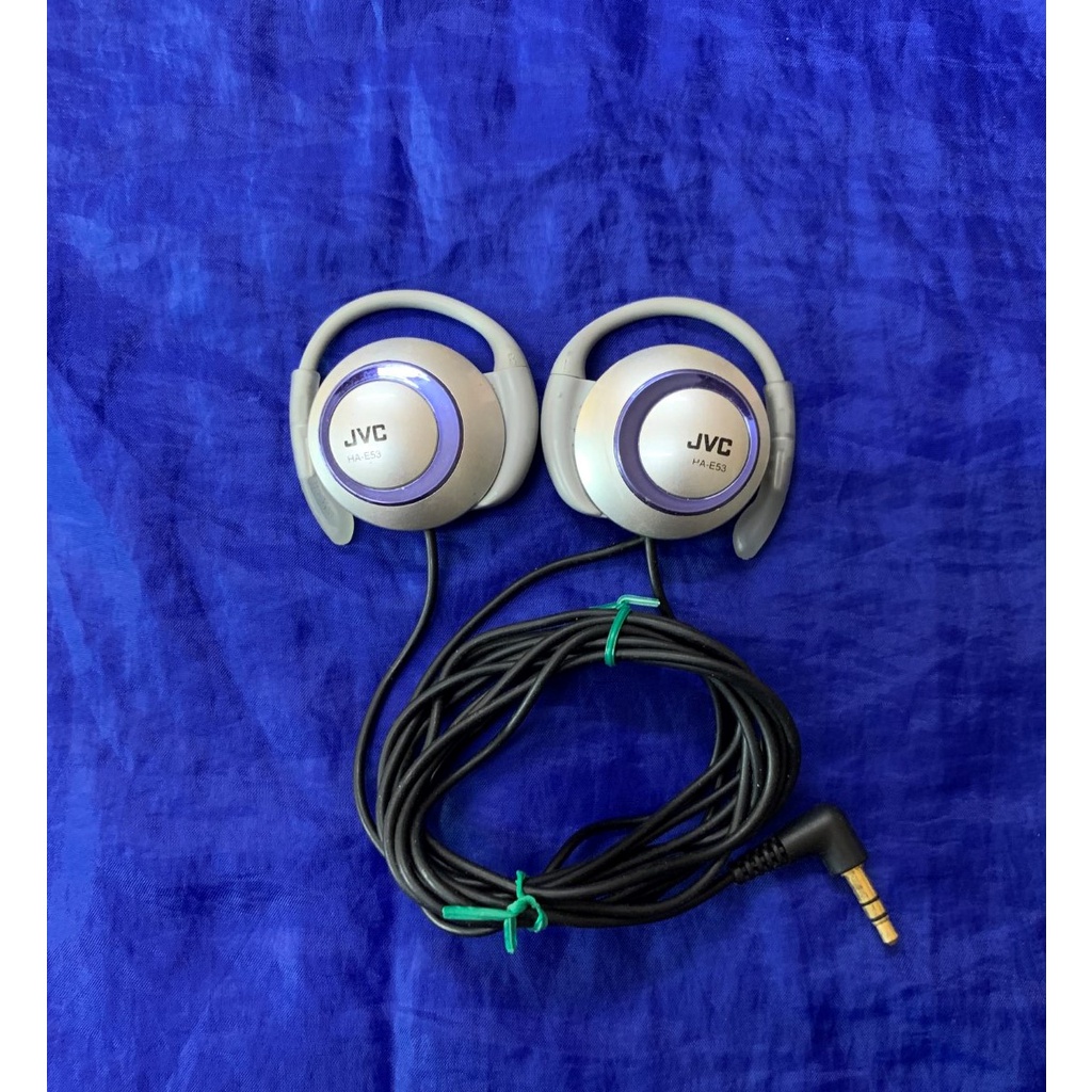 Vintage JVC HA-E53 Silver Bandless Headphone - myshopgood - ThaiPick