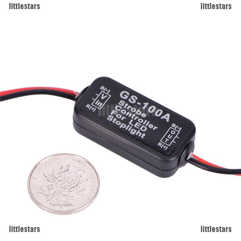 {LUV} GS-100A LED Brake Stop Light Strobe Flash Module Controller Box For Car Vehicle{LJ ...