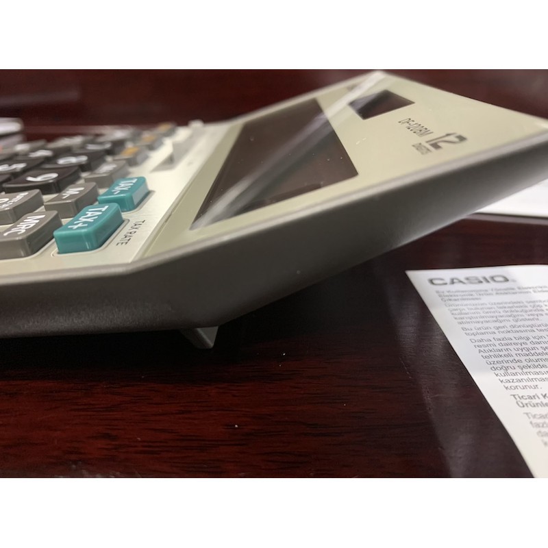 เครื่องคิดเลข Casio เครื่องคิดเลข ตั้งโต๊ะ รุ่น DF-120BM ของใหม่ ...