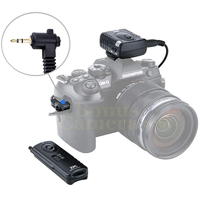 JM-J2(II) รีโมทคอนโทรลไร้สายกล้องโอลิมปัส OM-D E-M1 IIE-M1 IIIE-M1XE-M5 ...