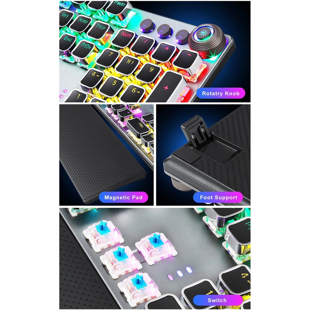 ♡KEYBOARD PHILIPS SPK 8614 Gaming Mechanical Gray Punk. - iliyluka ...