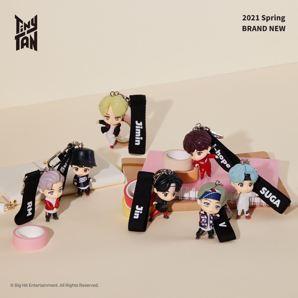 BTS Official TinyTAN Figure Keychain T-Money Keyring - wizmily.th - ThaiPick