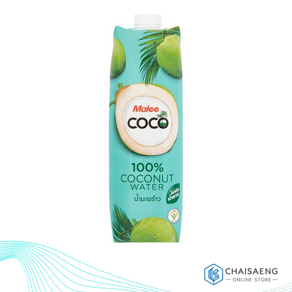 Malee Coco 100 Coconut Water น้ำมะพร้าว 100 ตรา มาลี โคโค่ 1000 มล