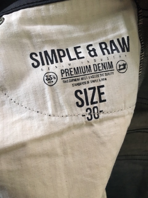 Simple&Raw Dark Coated size30 (เอว32) - earthkungz - ThaiPick