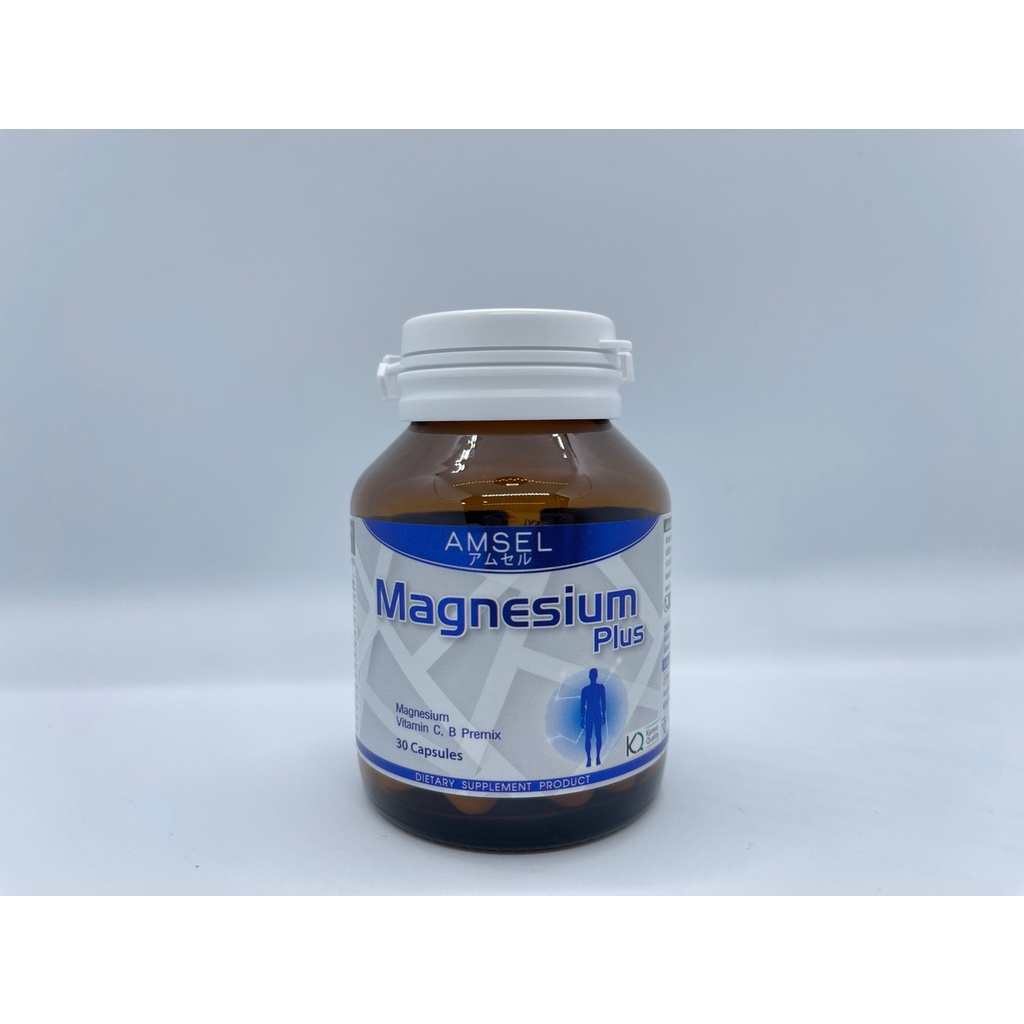 Amsel Magnesium Plus แอมเซล แมกนีเซียม พลัส (30 แคปซูล) - amsel ...