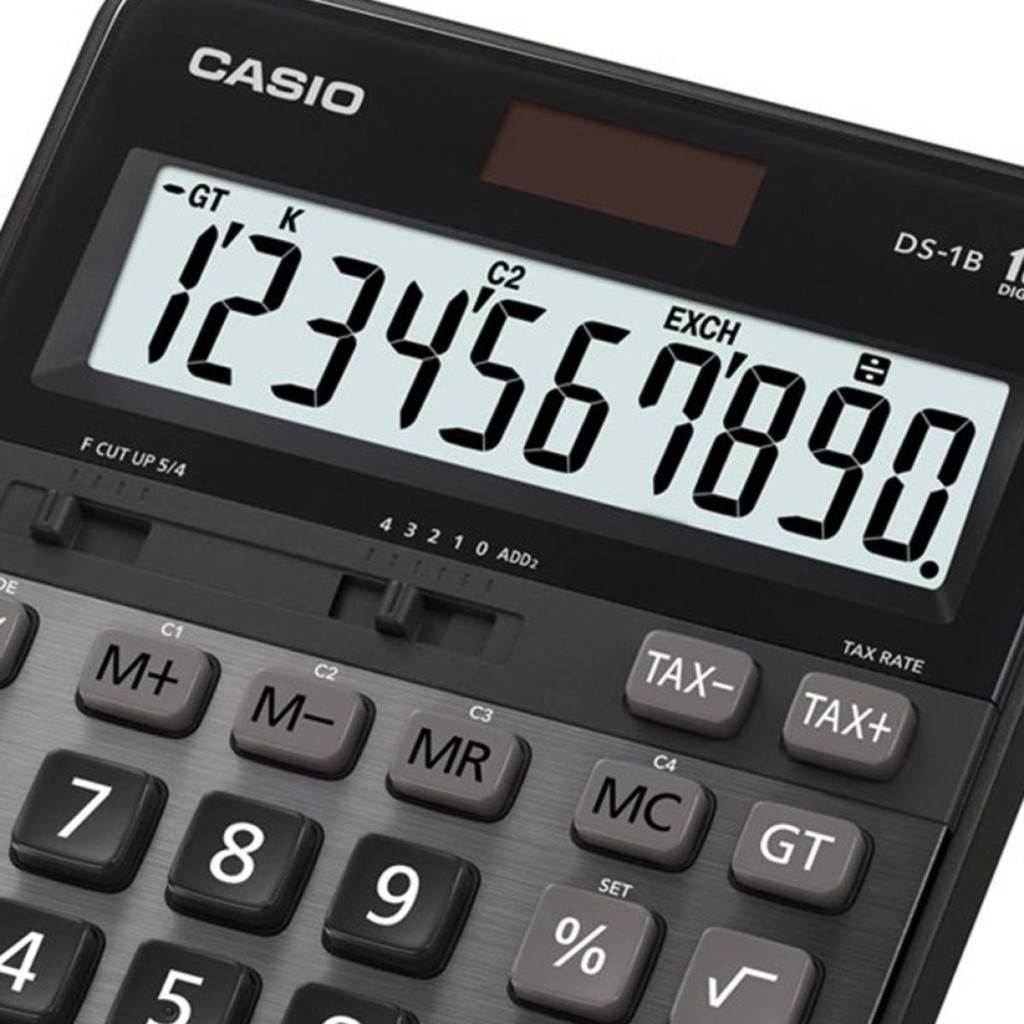 DS-1B-BK สีดำ เครื่องคิดเลข Casio 10 หลัก ของแท้ ของใหม่ ประกันศูนย์ ...