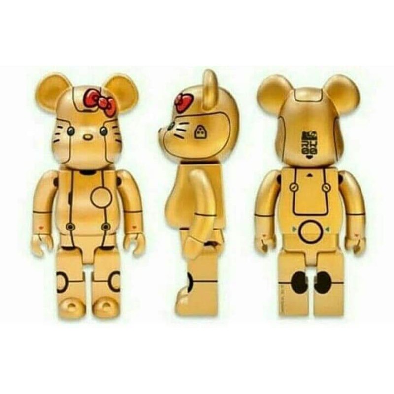 Bearbrick Hello Kitty Robot Kitty Gold 400% **ของแท้ มือ1** | Shopee ...