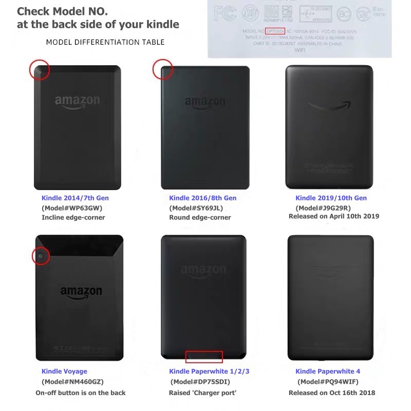 Bear Friends Kindle Magnetic Case Paperwhite 4/3/2/1 Smart Cover 2019 ...