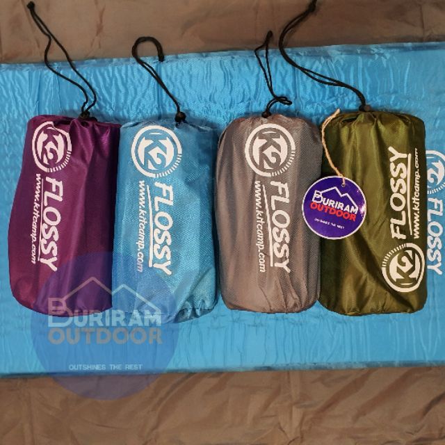 K2 Flossy แผ่นรองนอนแบบพองลมเอง - buriramoutdoor - ThaiPick