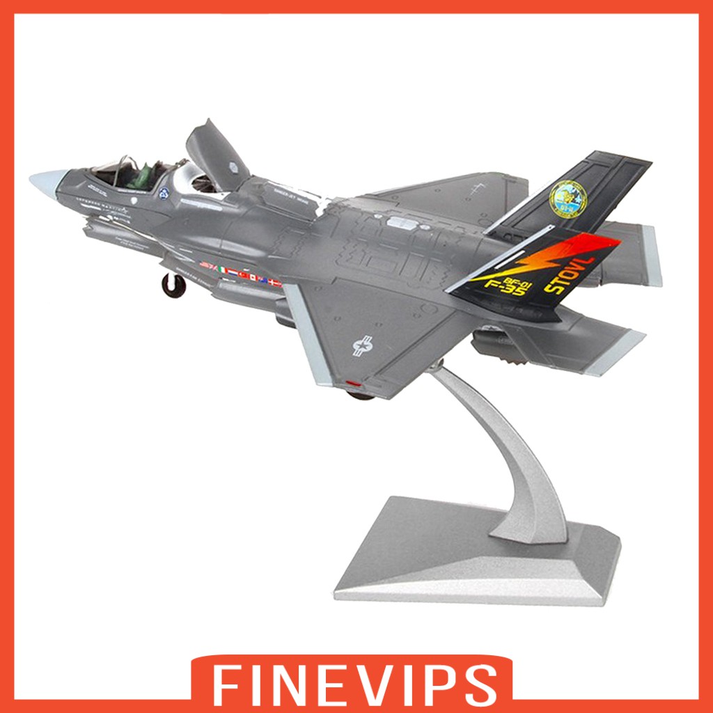 FinevipsMY 172 Diecast F-35B Fighter Aircraft Model -Home DecorDesk ...