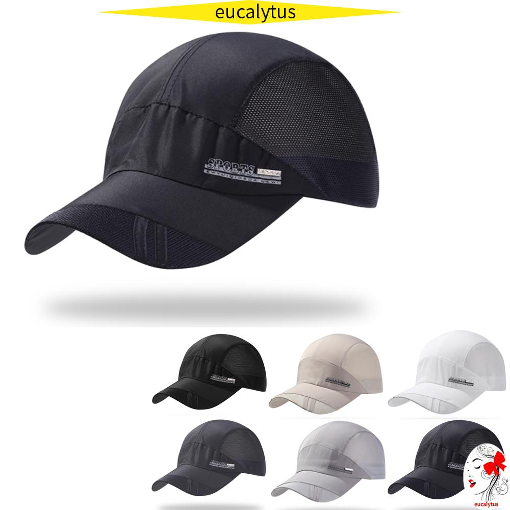 EUTUS Women Men Mesh Cap Summer Quick Dry Baseball Hat Outdoor Sport ...