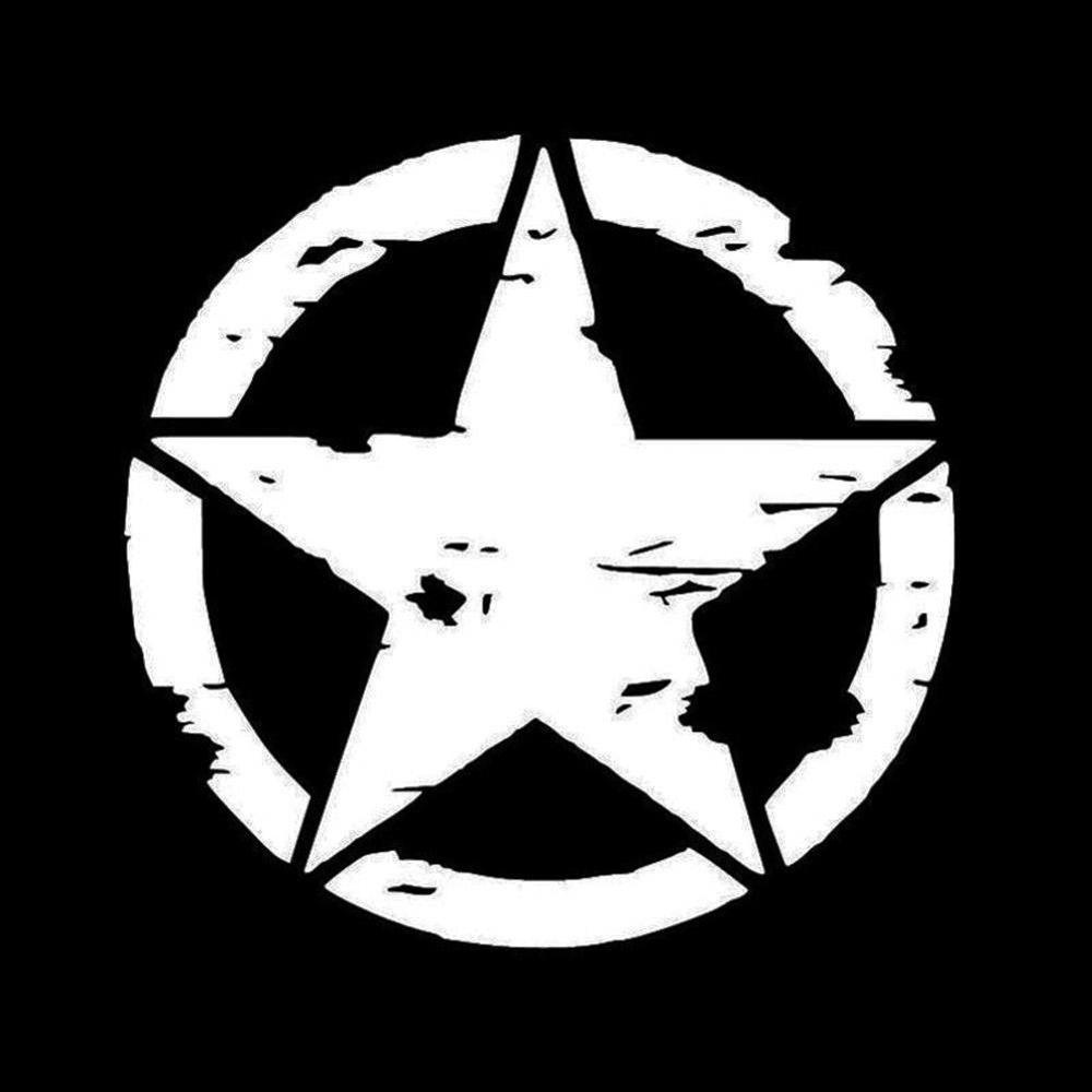 Creative Car Sticker Five-pointed Star Car Styling Waterproof Cover ...