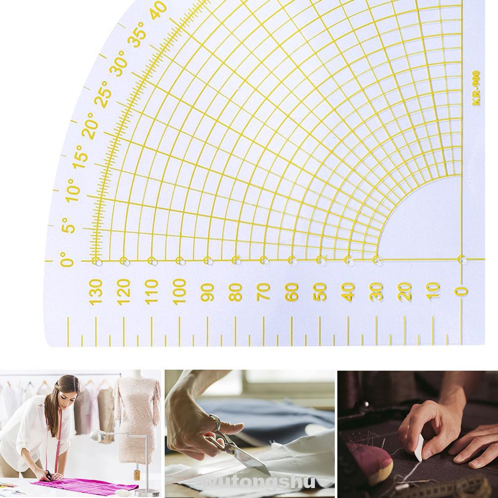 Professional Acrylic Craft Portable Measuring Tool DIY Sewing Garment ...