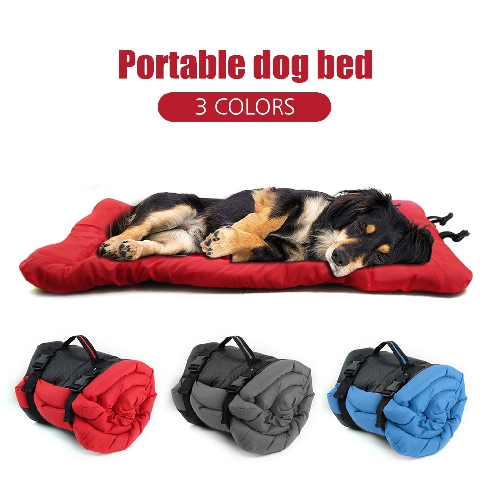 3 Colors Outdoor Large Pet Dog Bed Portable Folding Oxford Cloth Mat ...