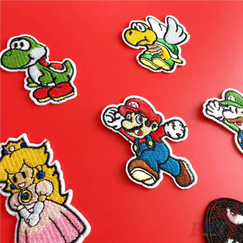 Game - Super Mario Bros S-2 Patch 1Pc Diy Sew on Iron on Badges Patches ...