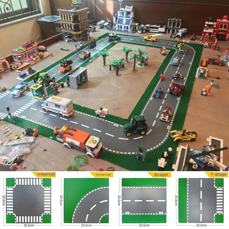 Baseplate City road Street colorful River Sandy Beach Island Seaside ...