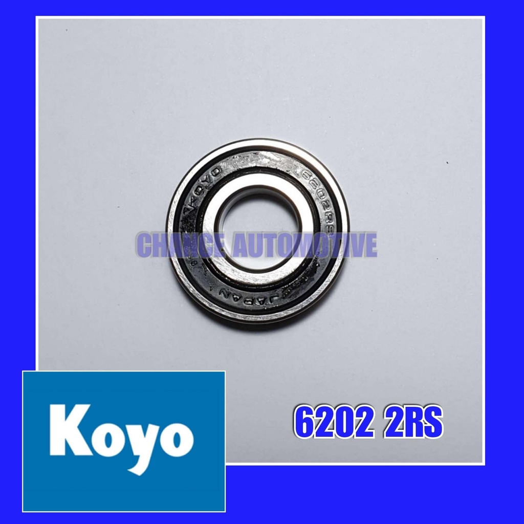 KOYO ลูกปืนเม็ดกลม 6202 2RS (รูใน 15 mm./ วงนอก 35 mm./ ความหนา 11 mm ...
