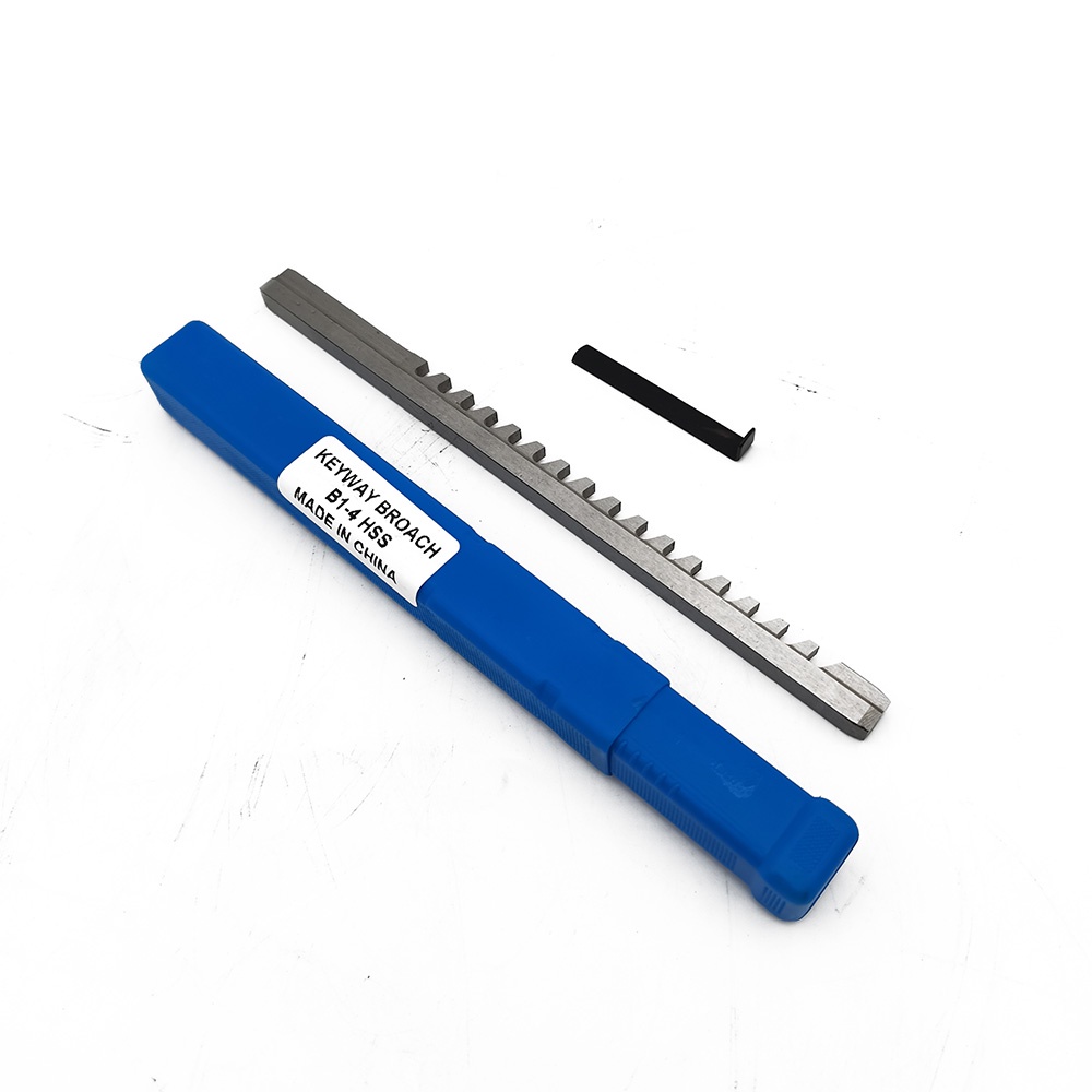 4mm B1 Push-Type Keyway Broache Metric Size HSS Keyway Cutting Tool for ...