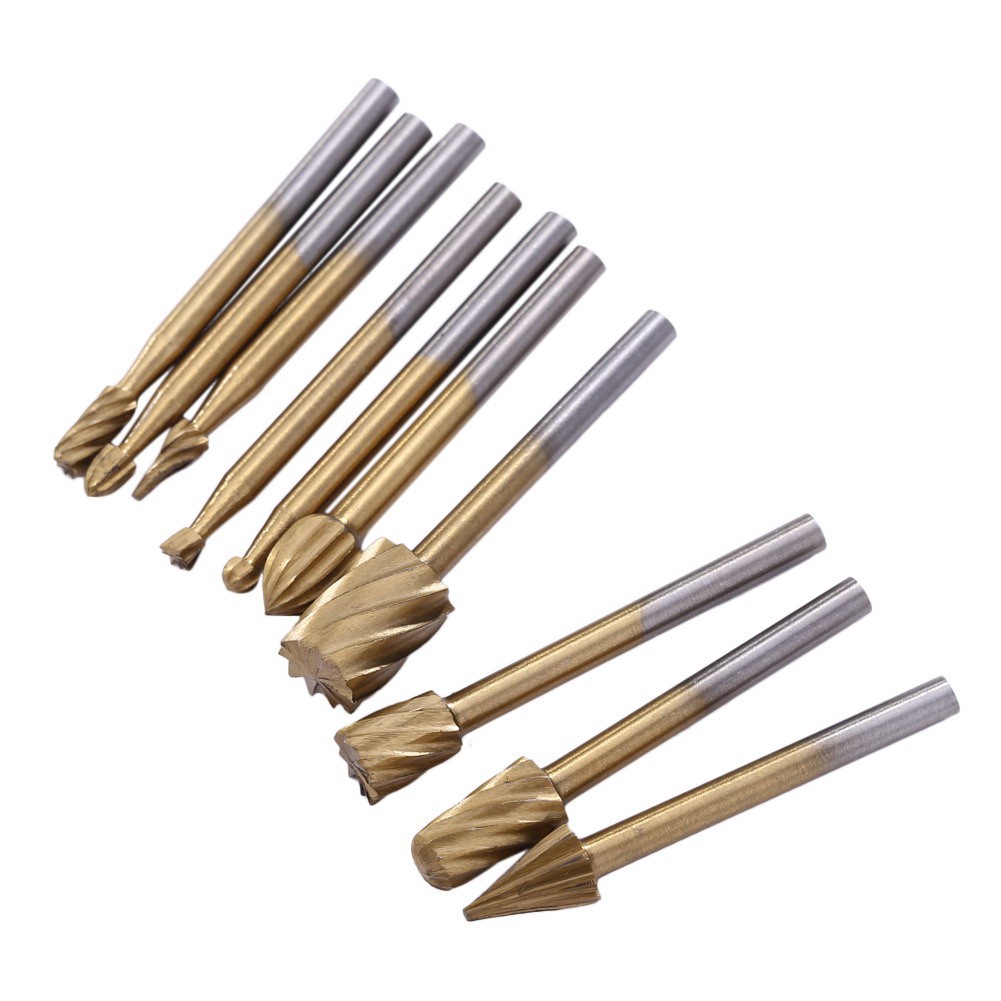 HSS Titanium Dremel Routing Rotary Milling Rotary File Cutter Wood ...