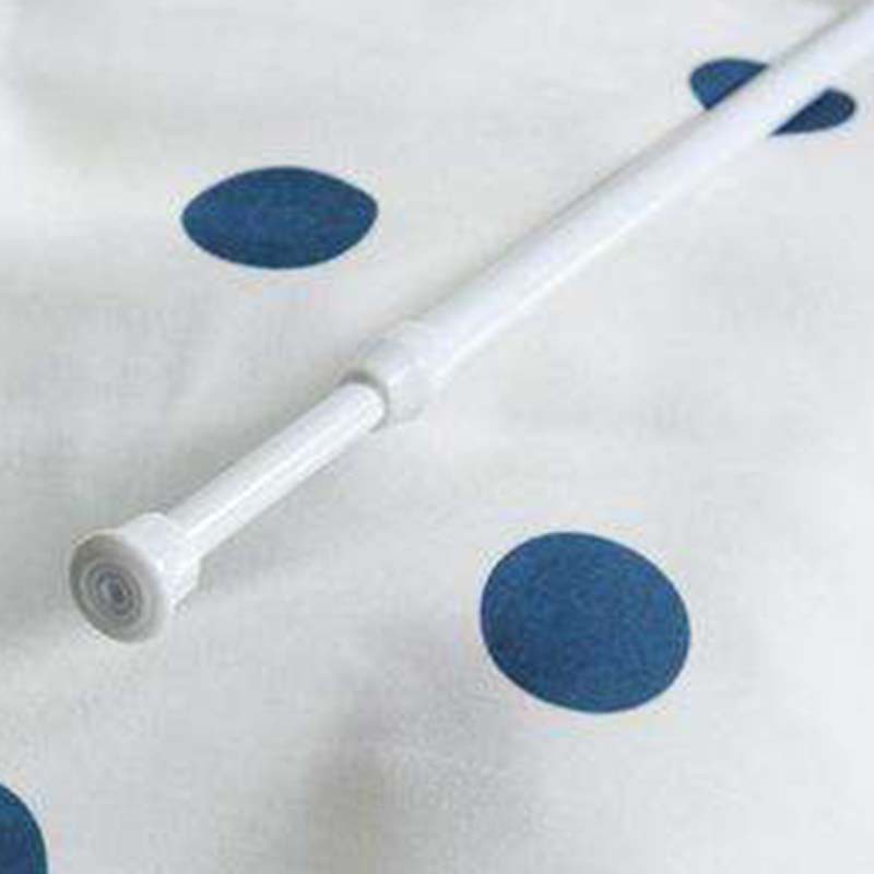 Spring Loaded Extendable Telescopic Net Voile Tension Curtain Rail Pole ...