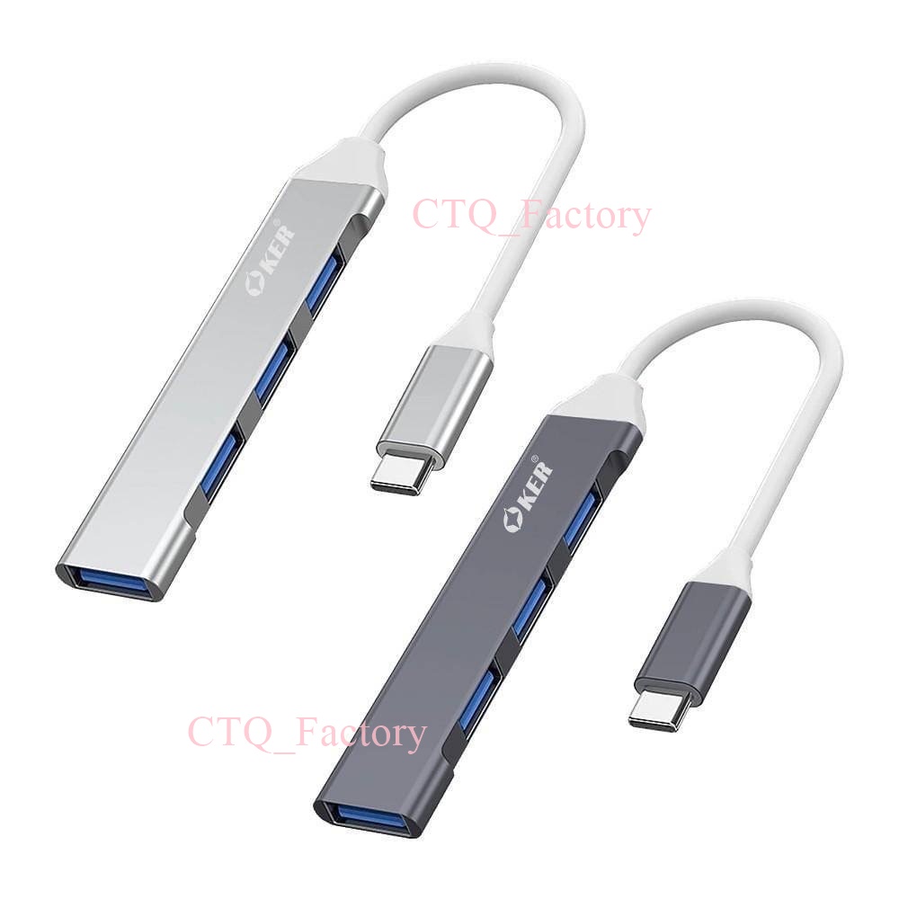 OKER HUB TYPE-C TO USB HUB 4 PORTS H-347 - ctq_factory - ThaiPick