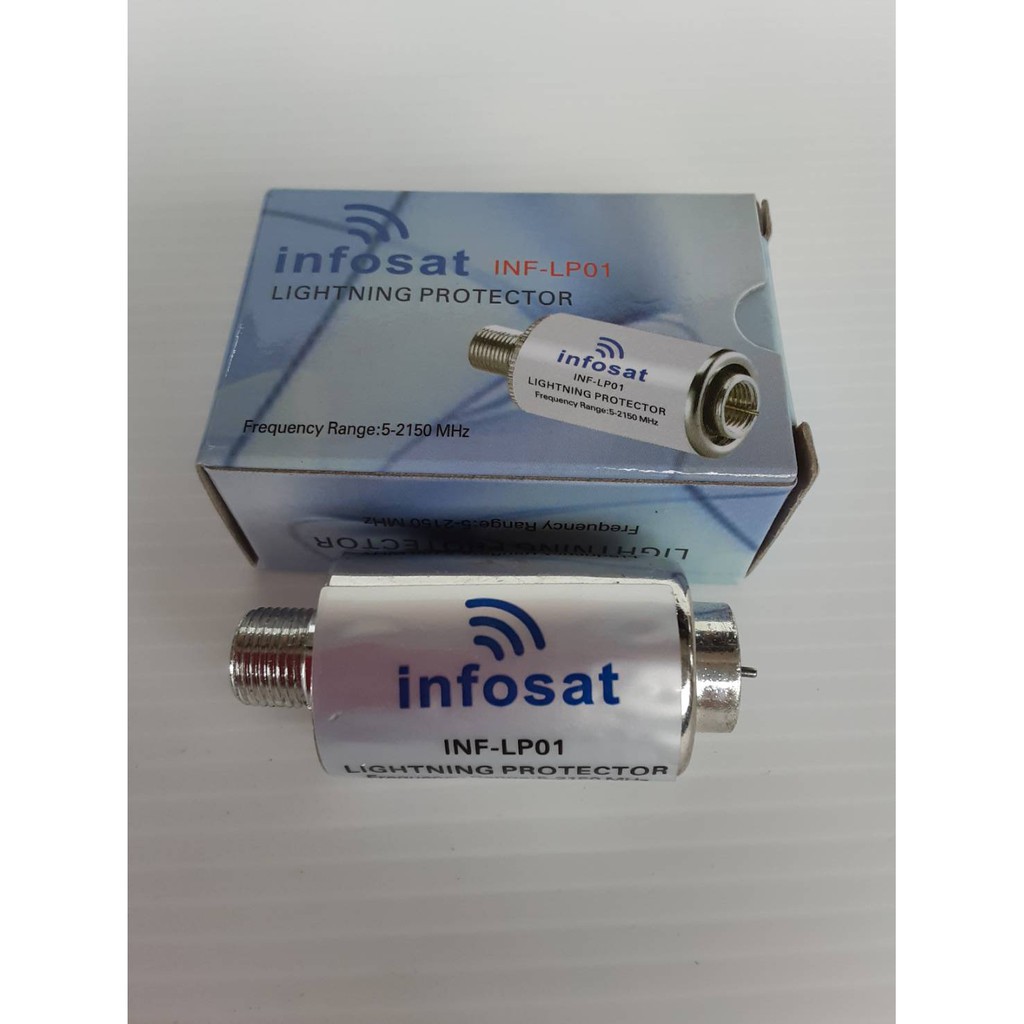 Infosat อุปกรณ์ป้องกันฟ้าผ่าจานดาวเทียม - timesattcom.ubon - ThaiPick