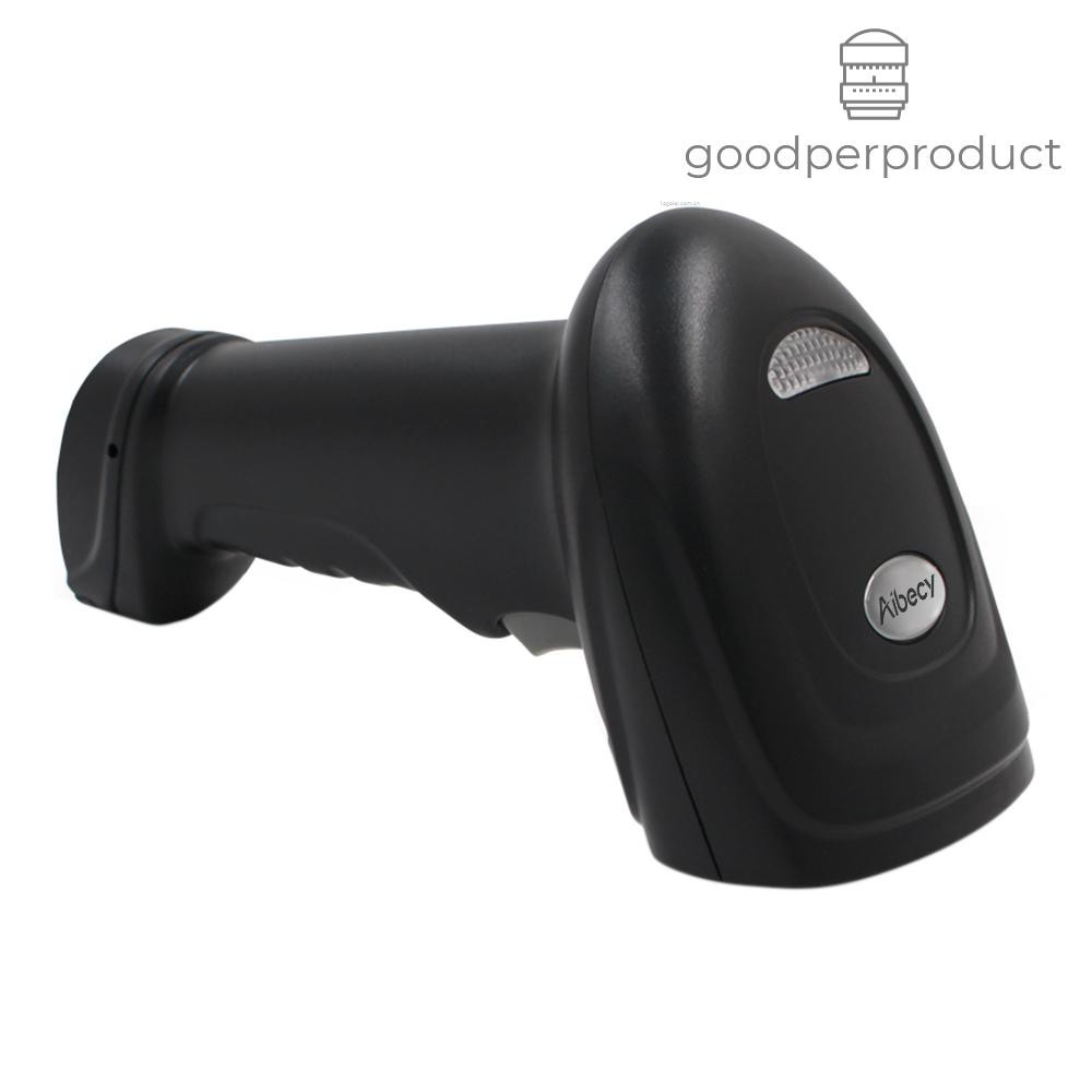 Good&P Aibecy Handheld 2.4G Wireless USB Wired 1D Barcode Scanner CCD ...