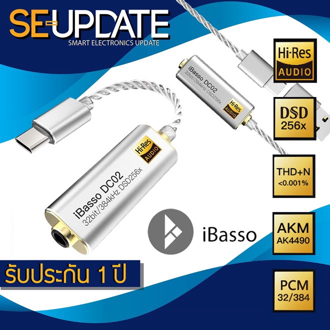 สายแปลง iBasso DC02 Audio Hi-Res Audio DAC Type C (USB-C to 3.5mm ...