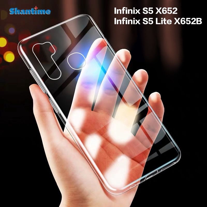 For Infinix S5 X652 Case Ultra Thin Clear Soft TPU Case Cover For ...