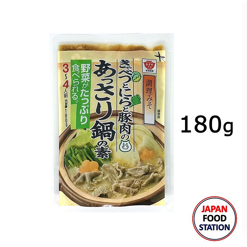 MASUYA MISO ASSARI NABE NO MOTO 180G (12292) ซุปมิโซะนาเบะ ซอสมิโซะ ...
