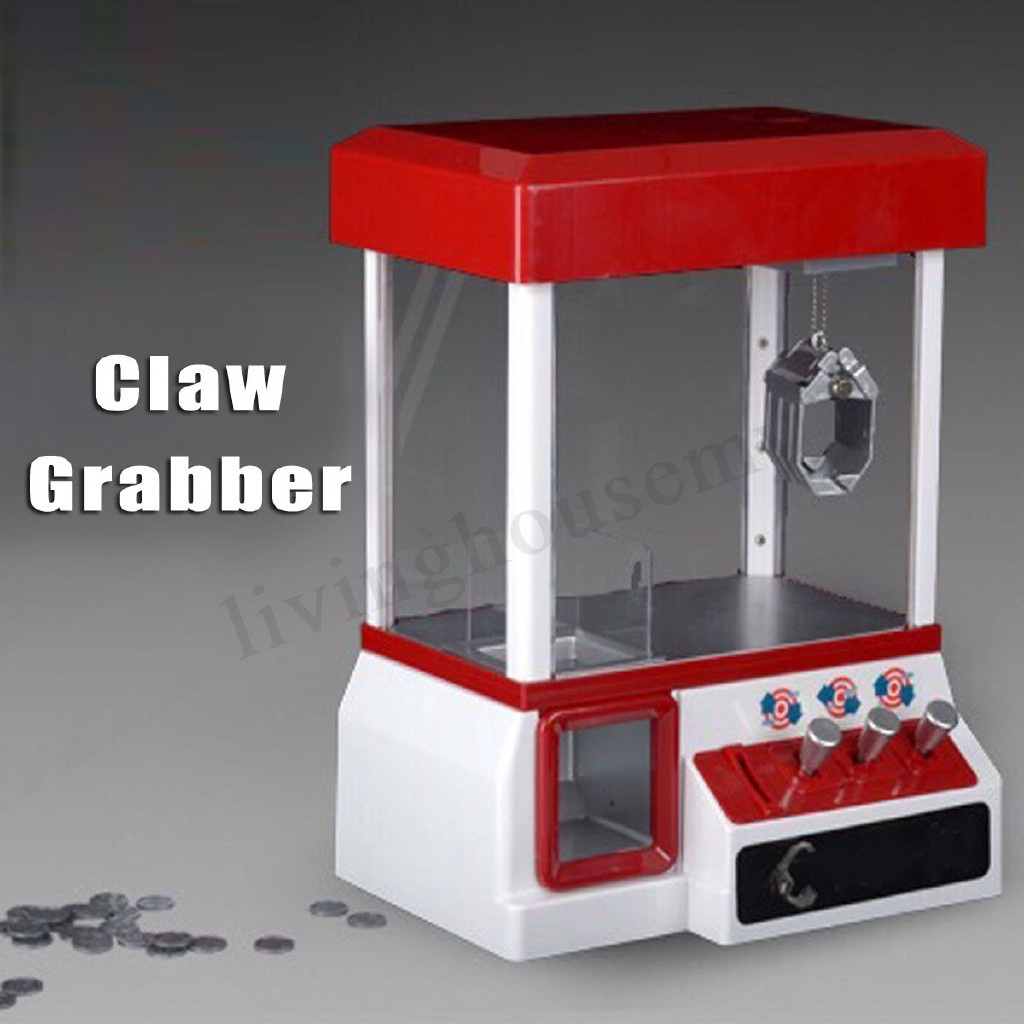NMengoCarnival Style Vending Arcade Claw Candy Grabber Prize Machine ...