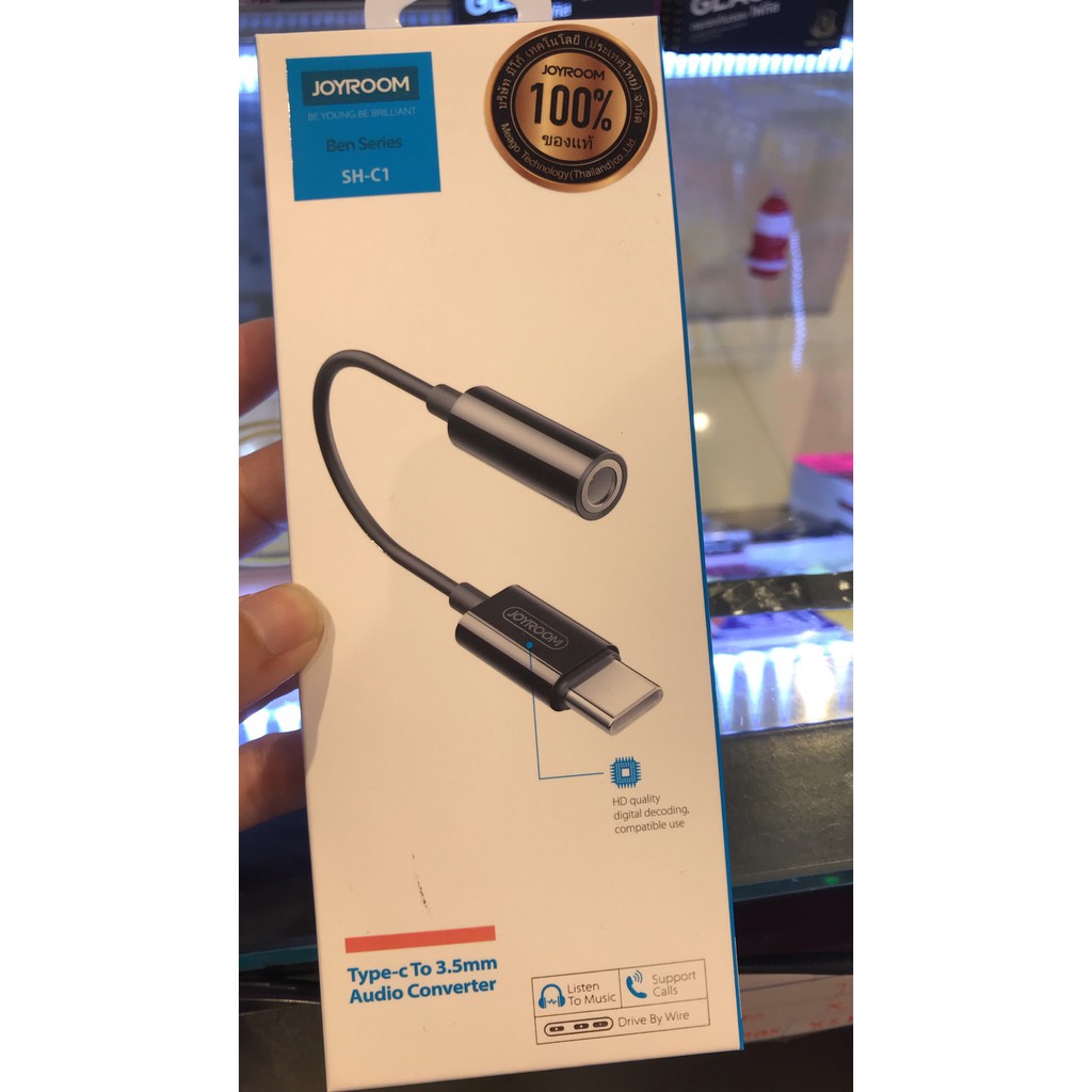 สายต่อหูฟัง joyroom SH-C1, Type -c To3.5mm | Shopee Thailand