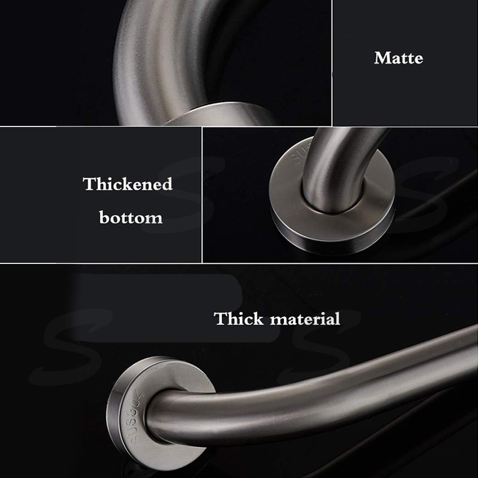 ราวช่วยพยุง ราวสเตนเลส ราวยึดผนัง รูปตัววี ขนาด 1 114 V-Shape Stainless ...