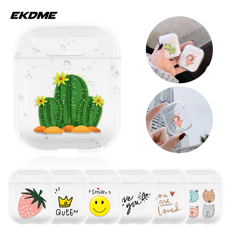 Cartoon Pattern Bluetooth Earphone Protective Cover For Apple Airpods 1 ...