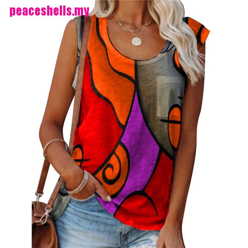 【Pemy】เสื้อยืดคอกลมแขนกุดพลัสไซส์สําหรับผู้หญิง - peaceshells1.th ...