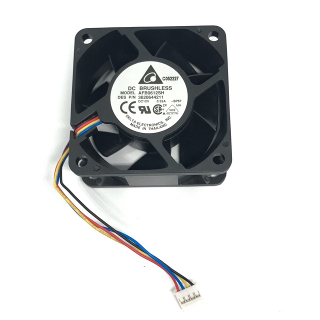 42.พัดลม Delta AFB0612SH DC12V 0.32A 60X60X25mm DF10018 | Shopee Thailand