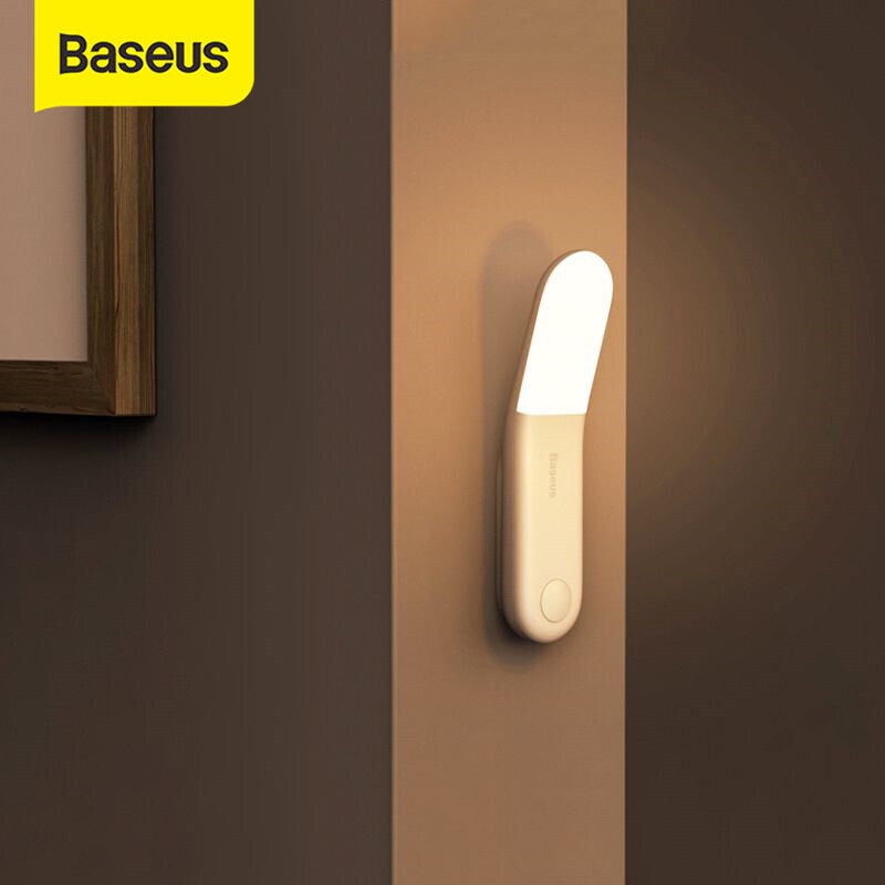 Baseus LEDไฟกลางคืนการเคลื่อนไหวที่ชาญฉลาดเซ็นเซอร์โคมไฟประดับสำหรับ ...